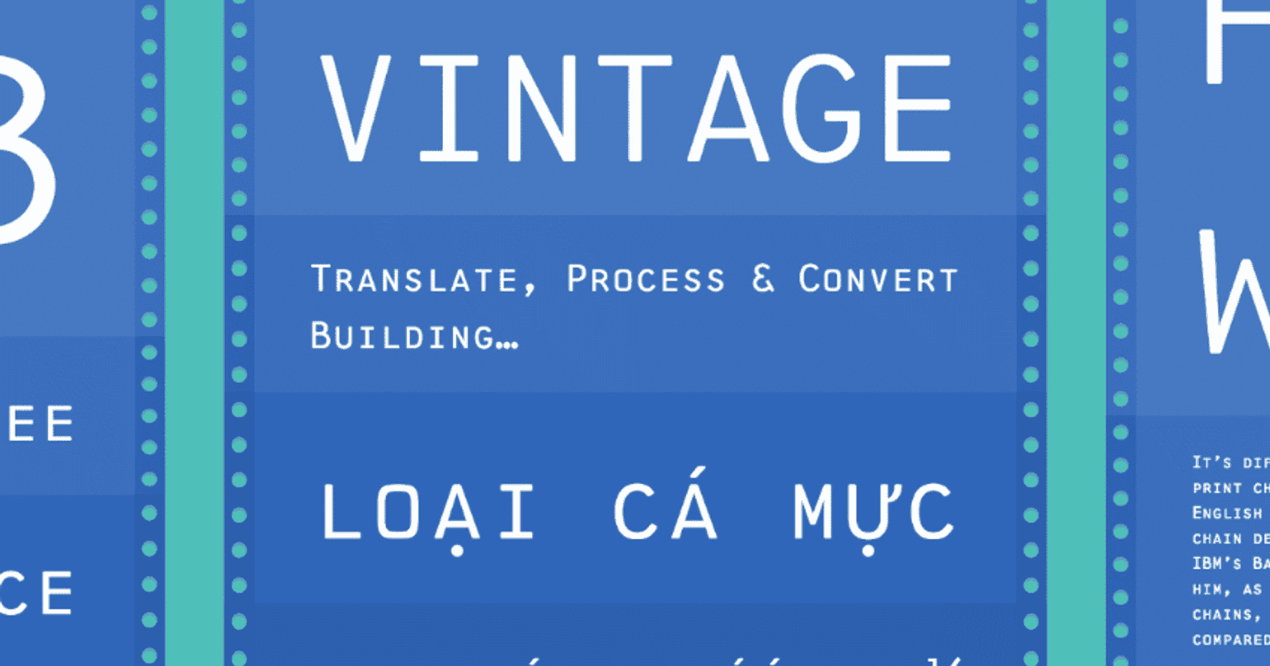 1403 Vintage Mono Pro type specimen site · Kenneth Ormandy