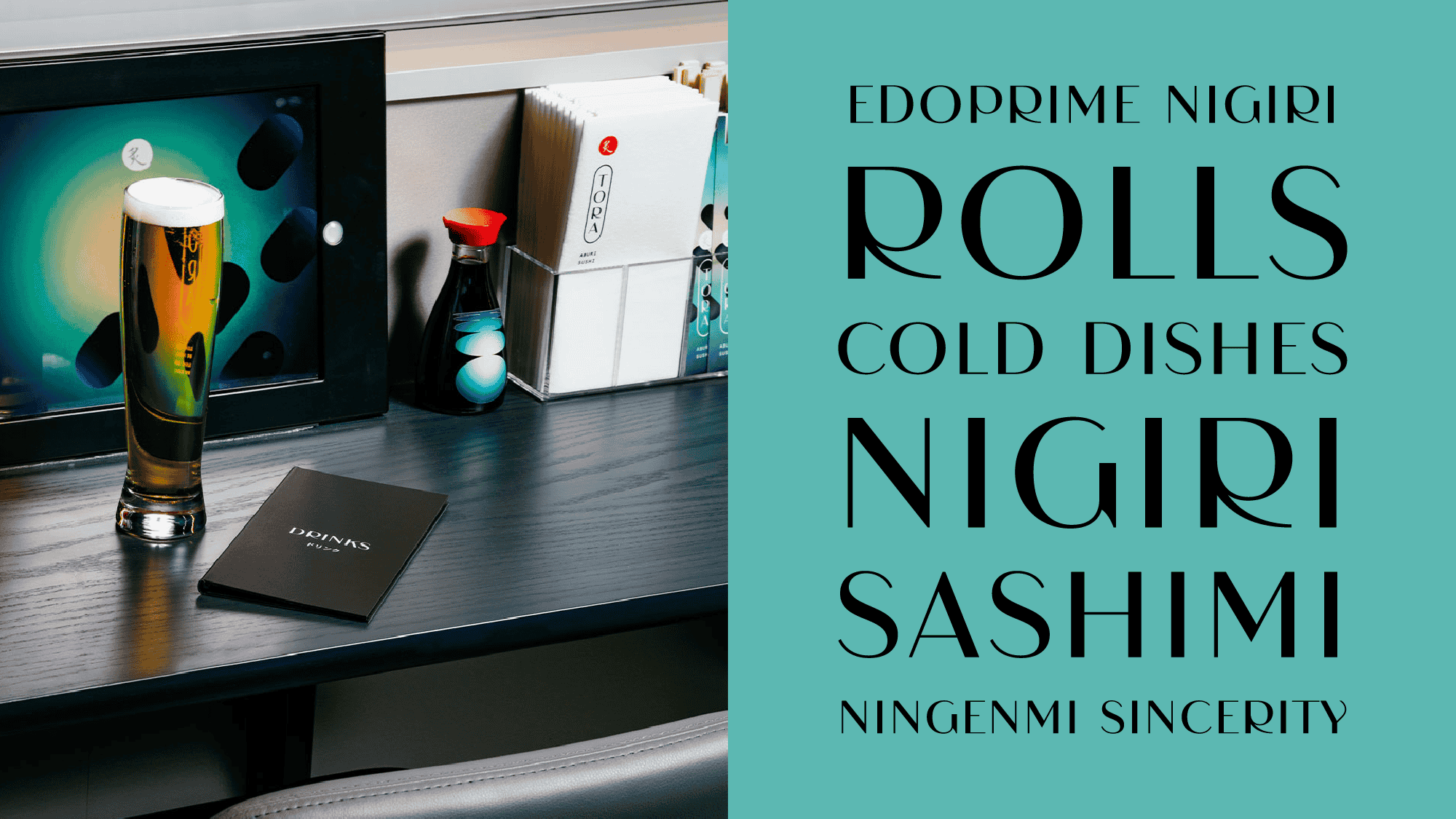 Aburi TORA custom display typeface · Kenneth Ormandy